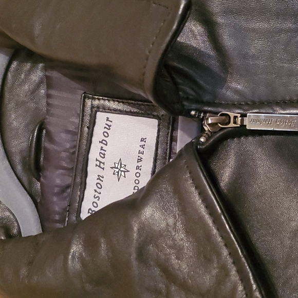 Boston Harbour | Jackets & Coats | Boston Harbour Leather Jacket Large ...